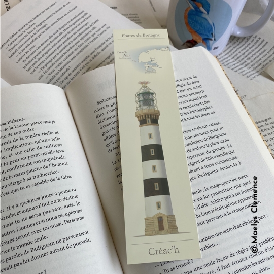 Marque-pages illustré - Créac'h - Collection Phares de Bretagne ...